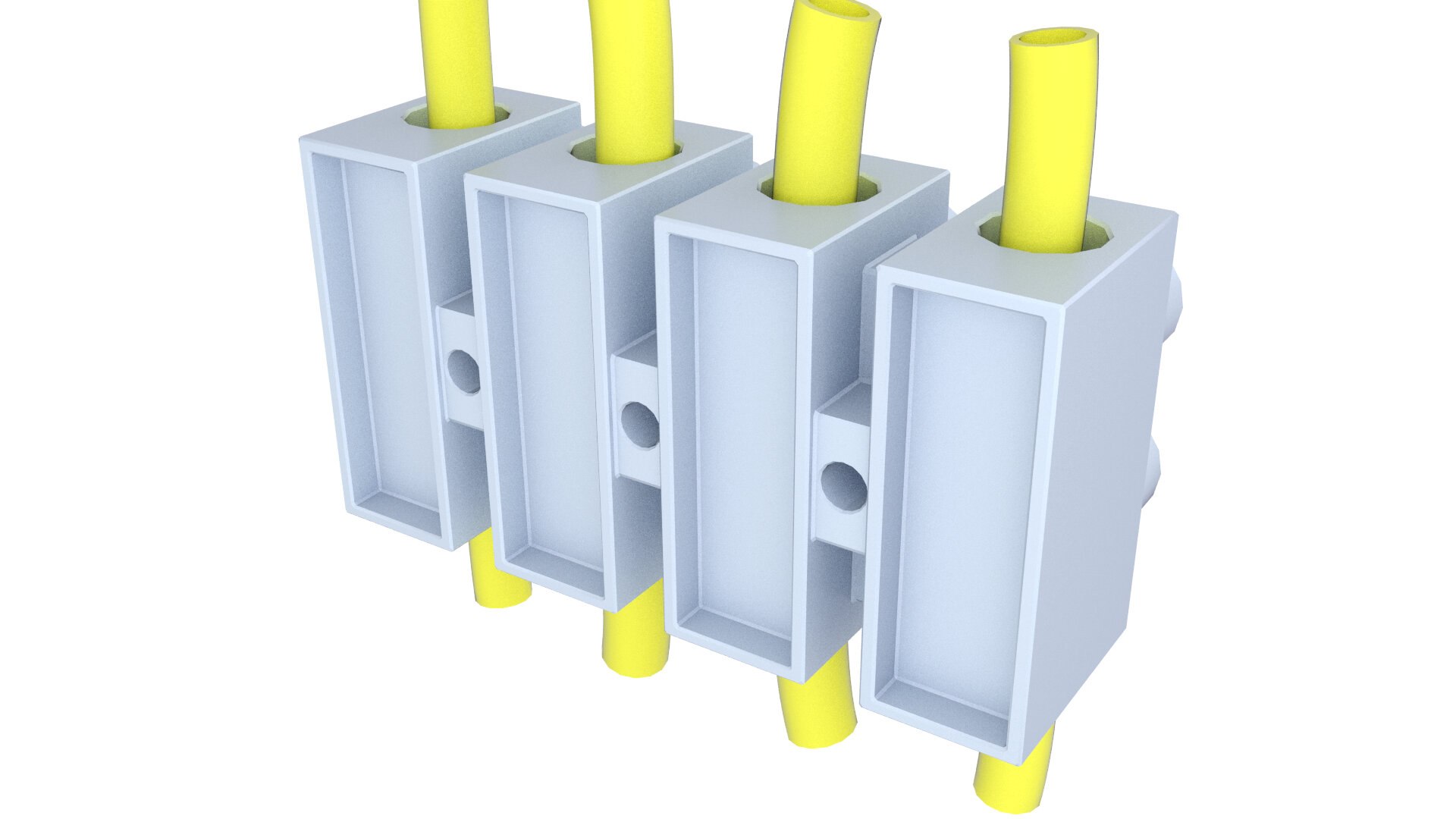 Block Terminal Electric 3D Model - TurboSquid 1598604