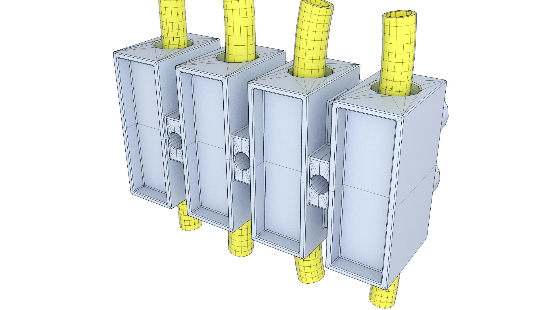 Block Terminal Electric 3D Model - TurboSquid 1598604
