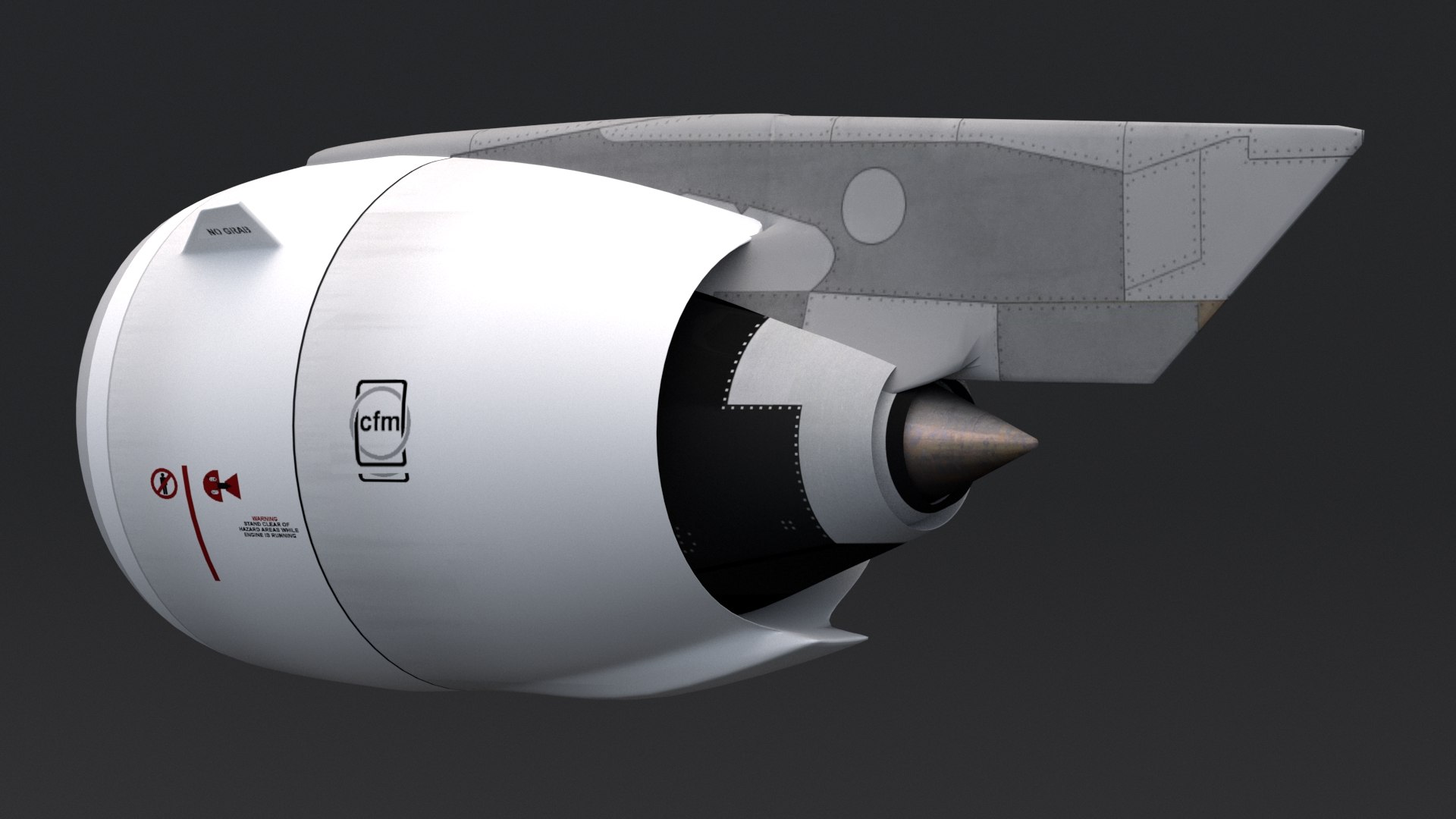 Airbus Engine Cfm 3D Model - TurboSquid 1519078