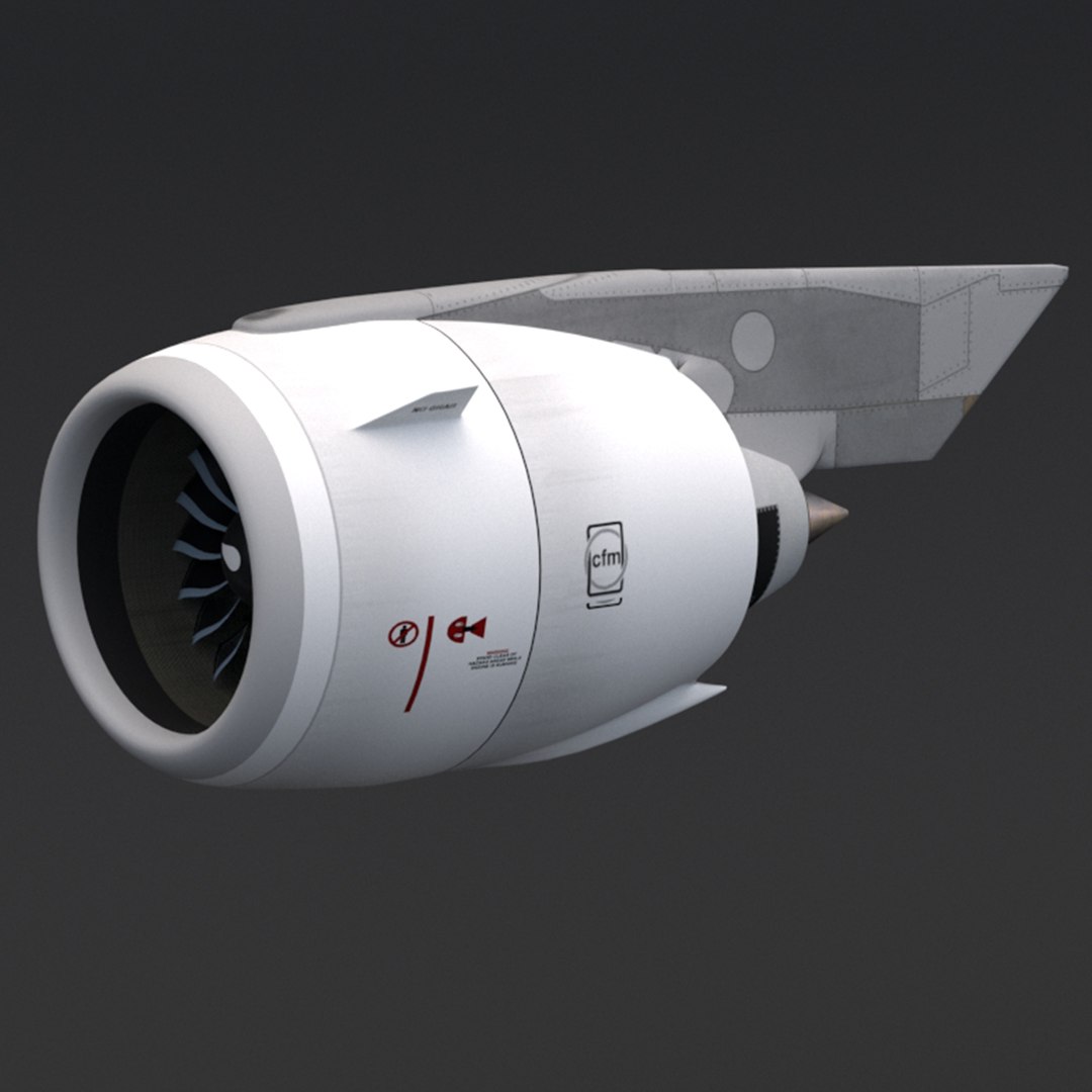 Airbus Engine Cfm 3D Model - TurboSquid 1519078