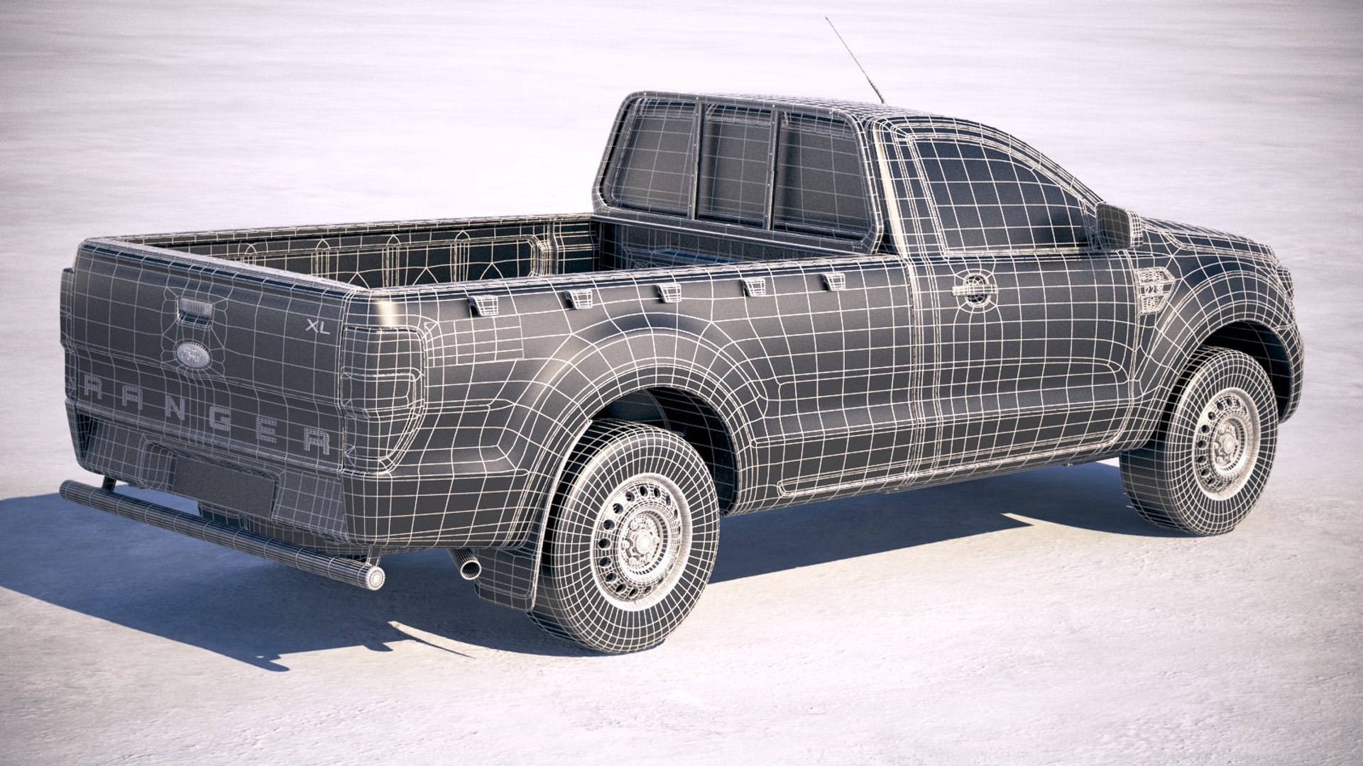 Ranger Xl Singlecab Model - TurboSquid 1302560
