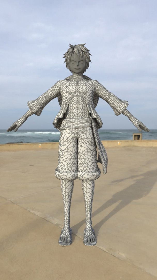ONE PIECE - LUFFY 3D Model - TurboSquid 2357963