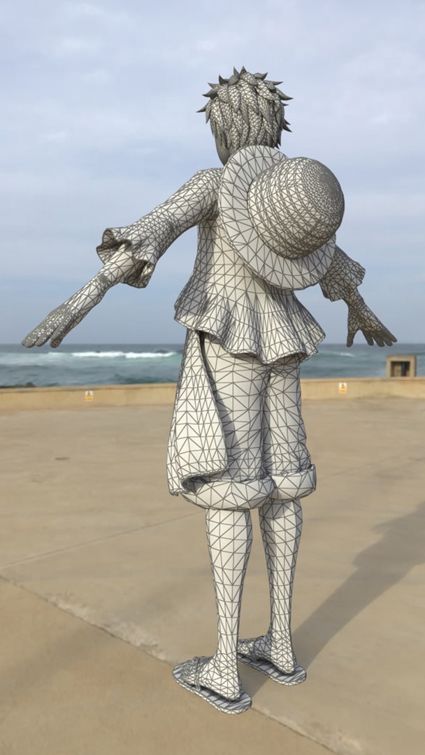 ONE PIECE - LUFFY 3D Model - TurboSquid 2357963