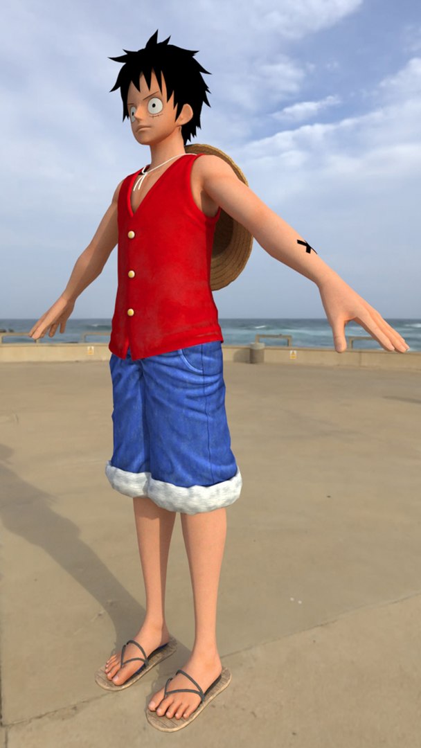 ONE PIECE - LUFFY 3D Model - TurboSquid 2357963