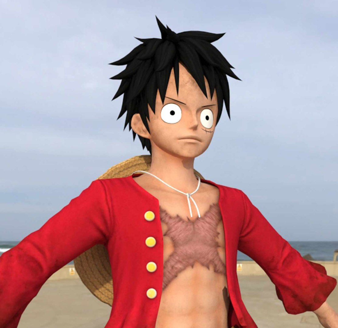 ONE PIECE - LUFFY 3D Model - TurboSquid 2357963