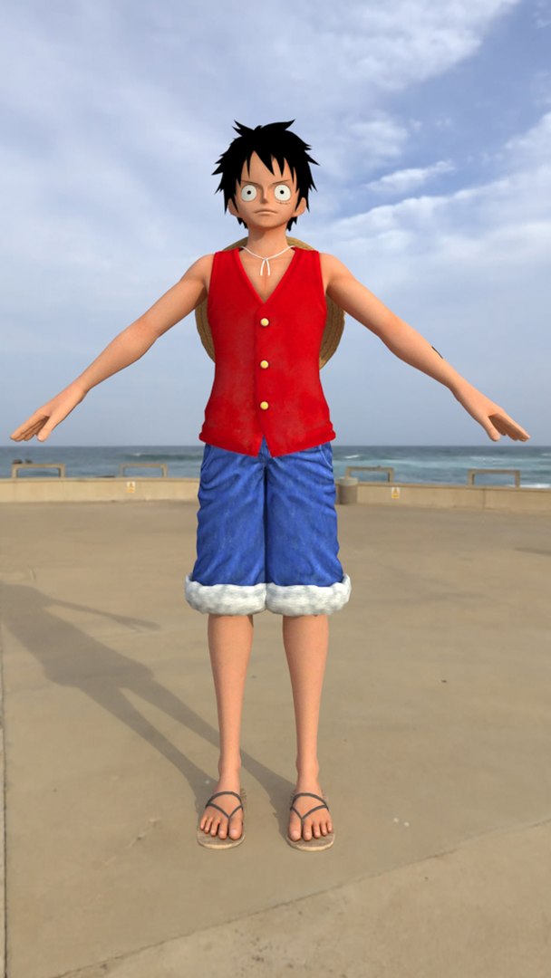 ONE PIECE - LUFFY 3D Model - TurboSquid 2357963