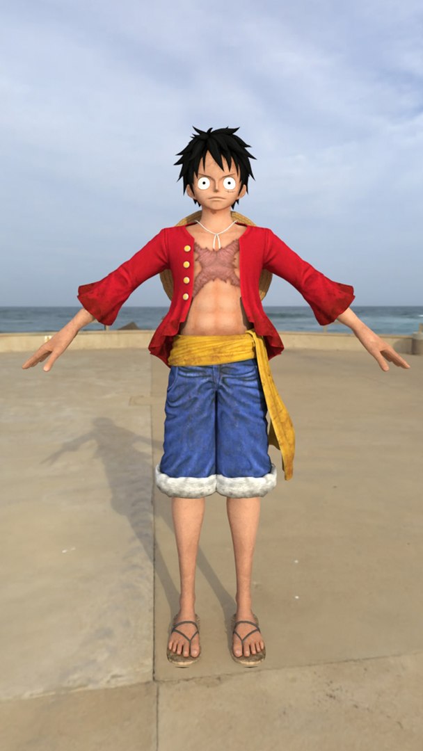 ONE PIECE - LUFFY 3D Model - TurboSquid 2357963