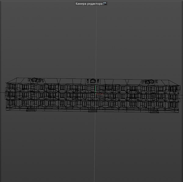 Brick 3-storey apartment building 3D model - TurboSquid 1755229