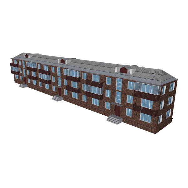 Apartment Building STL Models for Download | TurboSquid
