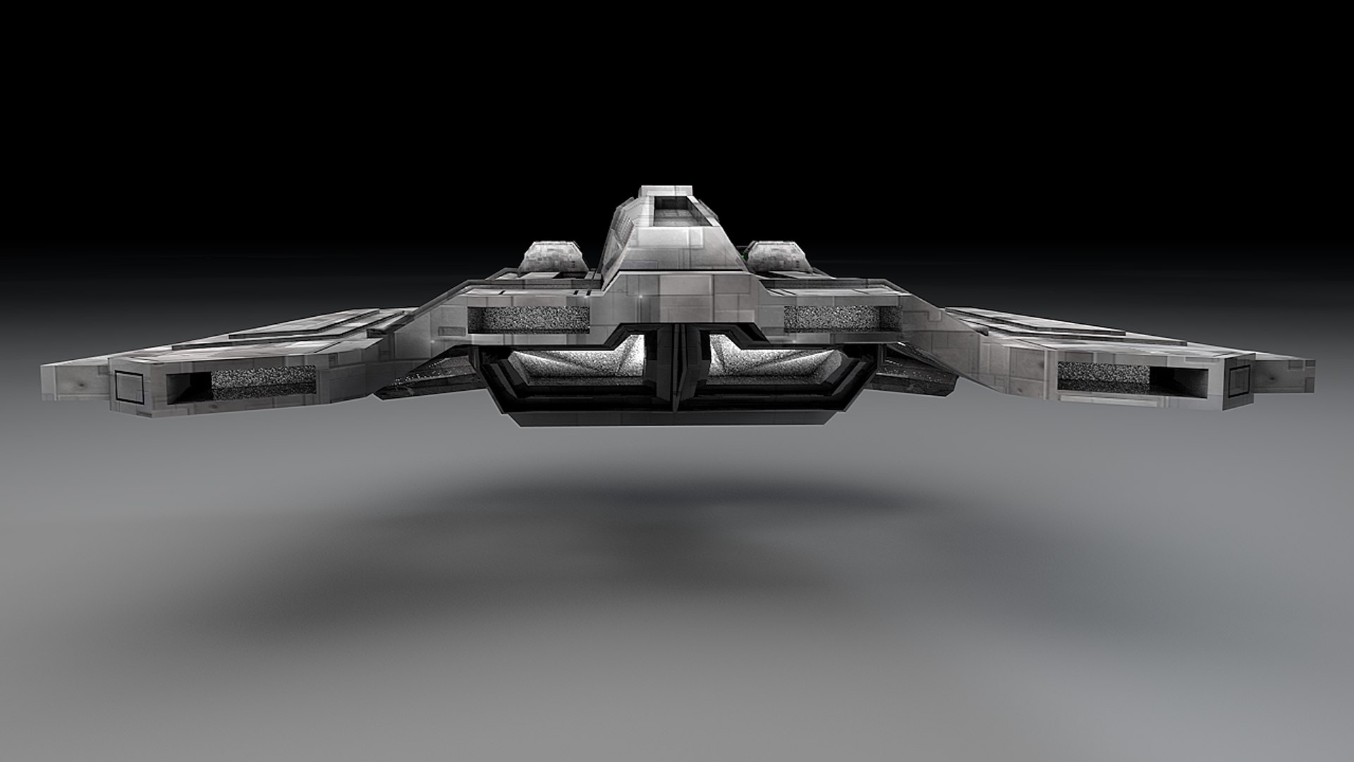 3d Model Of Spacecraft Plasma Cannons