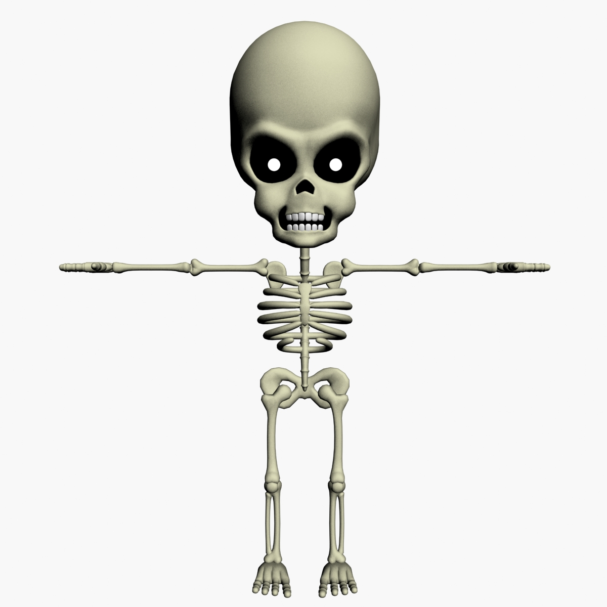 max cartoon skeleton