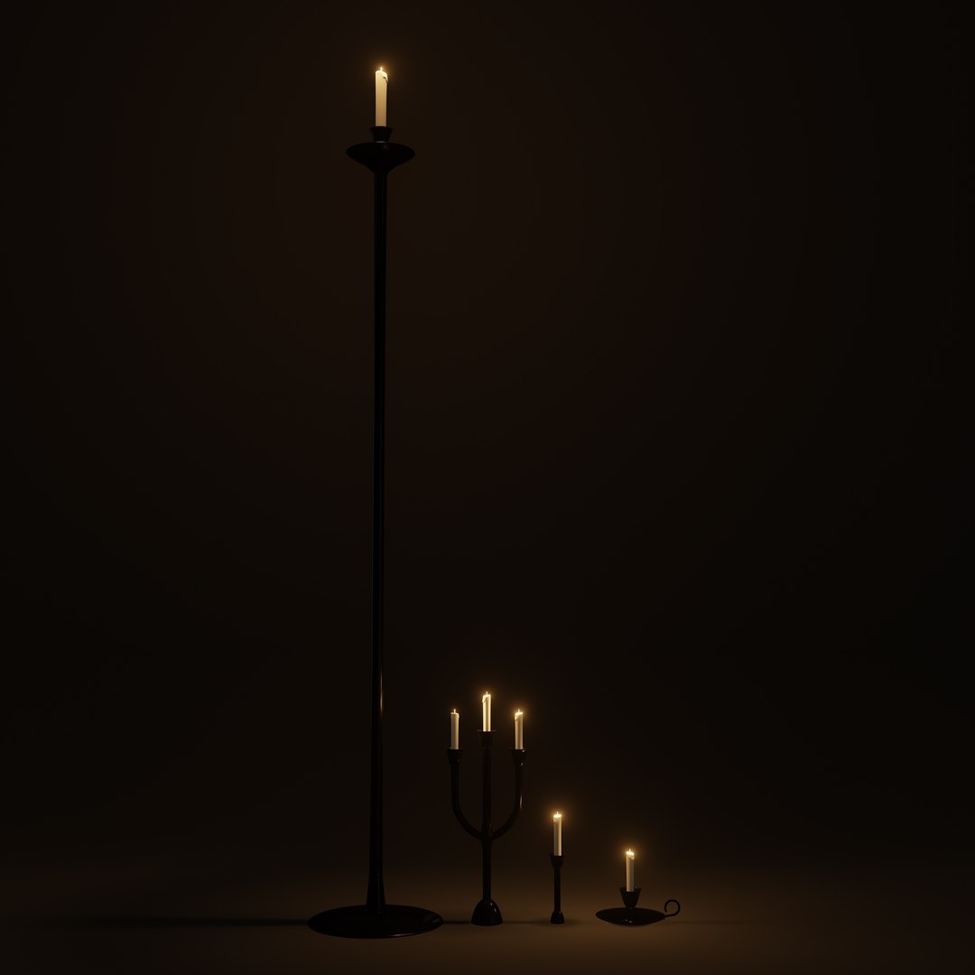 Candlestick 3D Model - TurboSquid 1973983