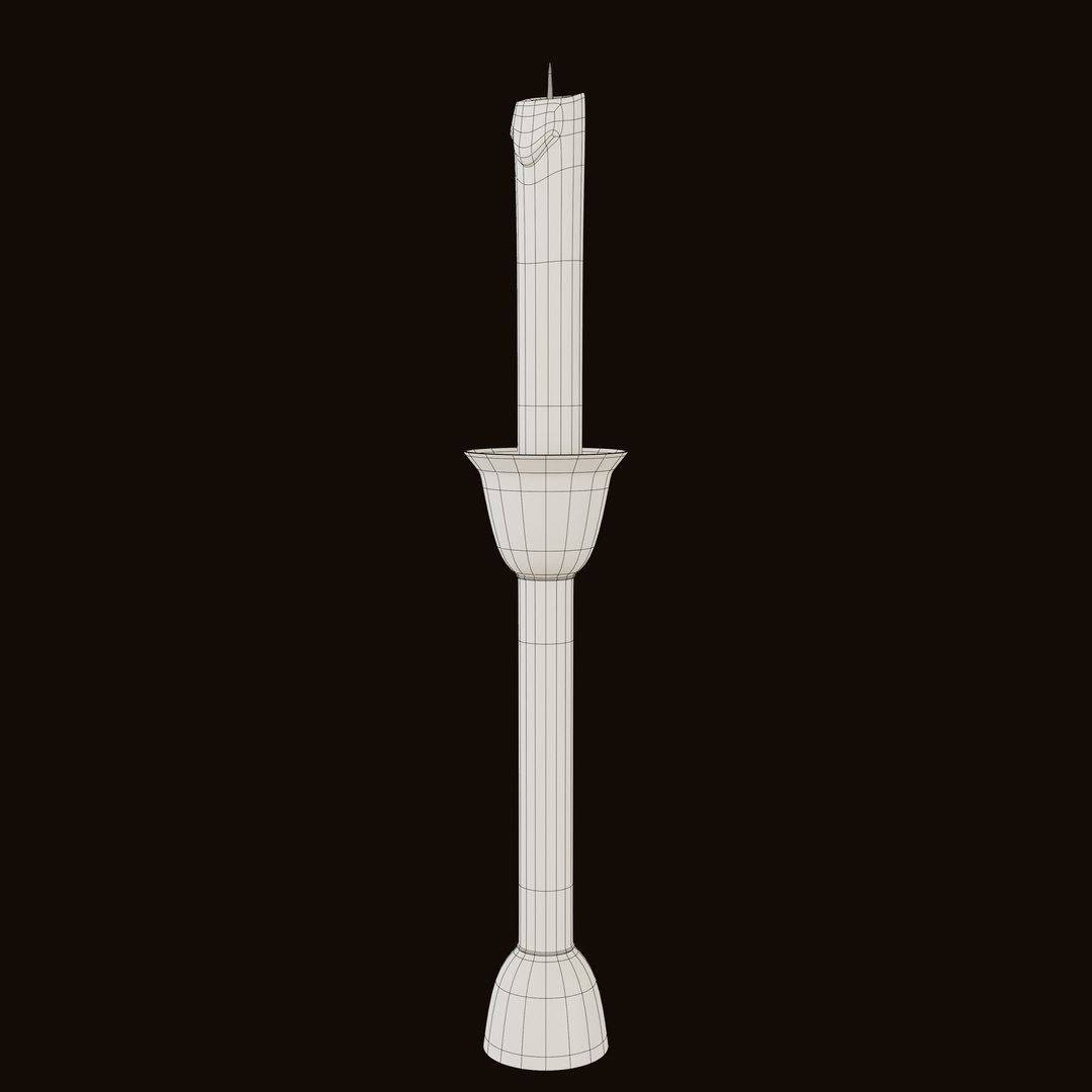 Candlestick 3D Model - TurboSquid 1973983
