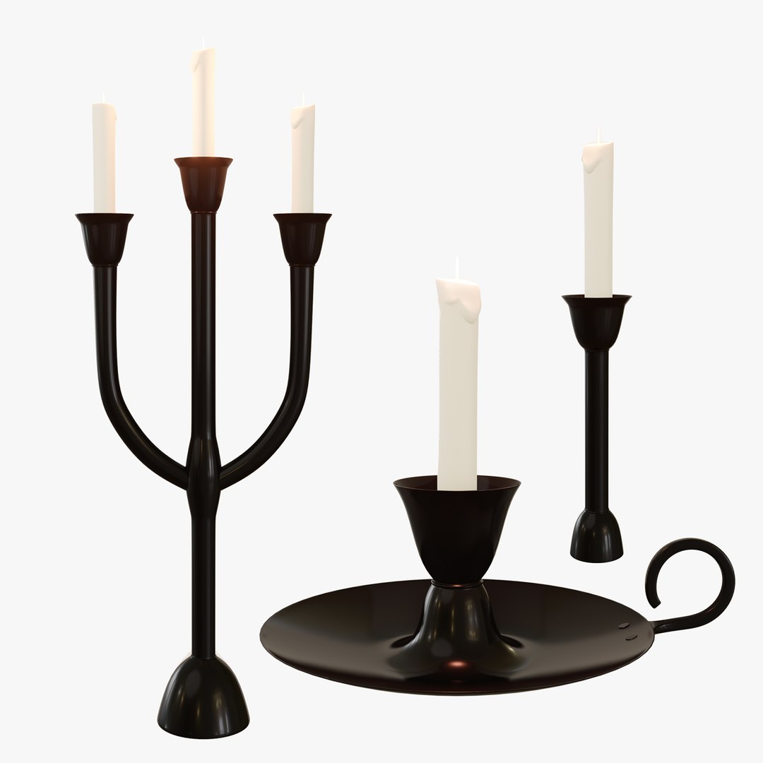 Candlestick 3D Model - TurboSquid 1973983