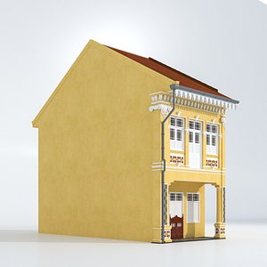 3D Shophouse Models | TurboSquid