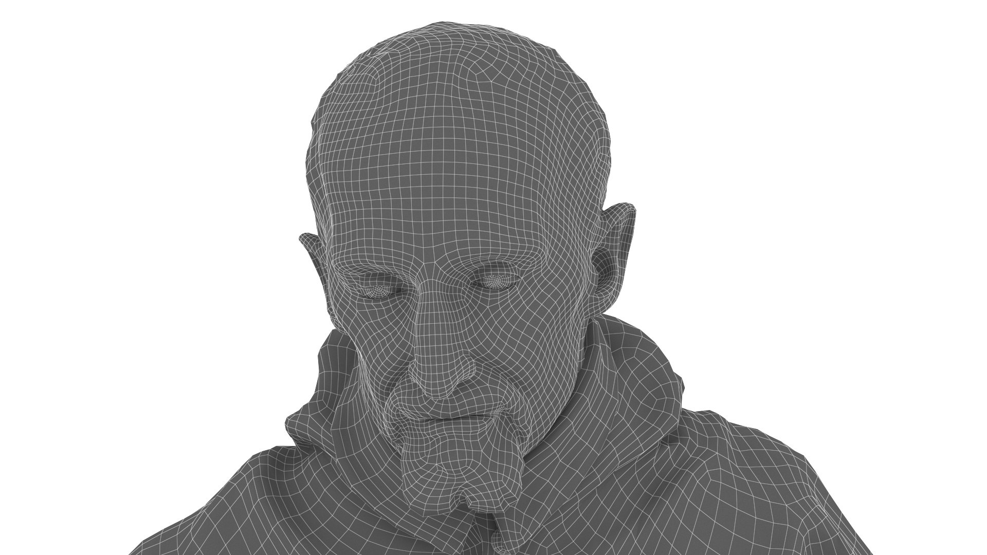 Bust Of Cardinal Roberto Bellarmino 3D Model - TurboSquid 2184065