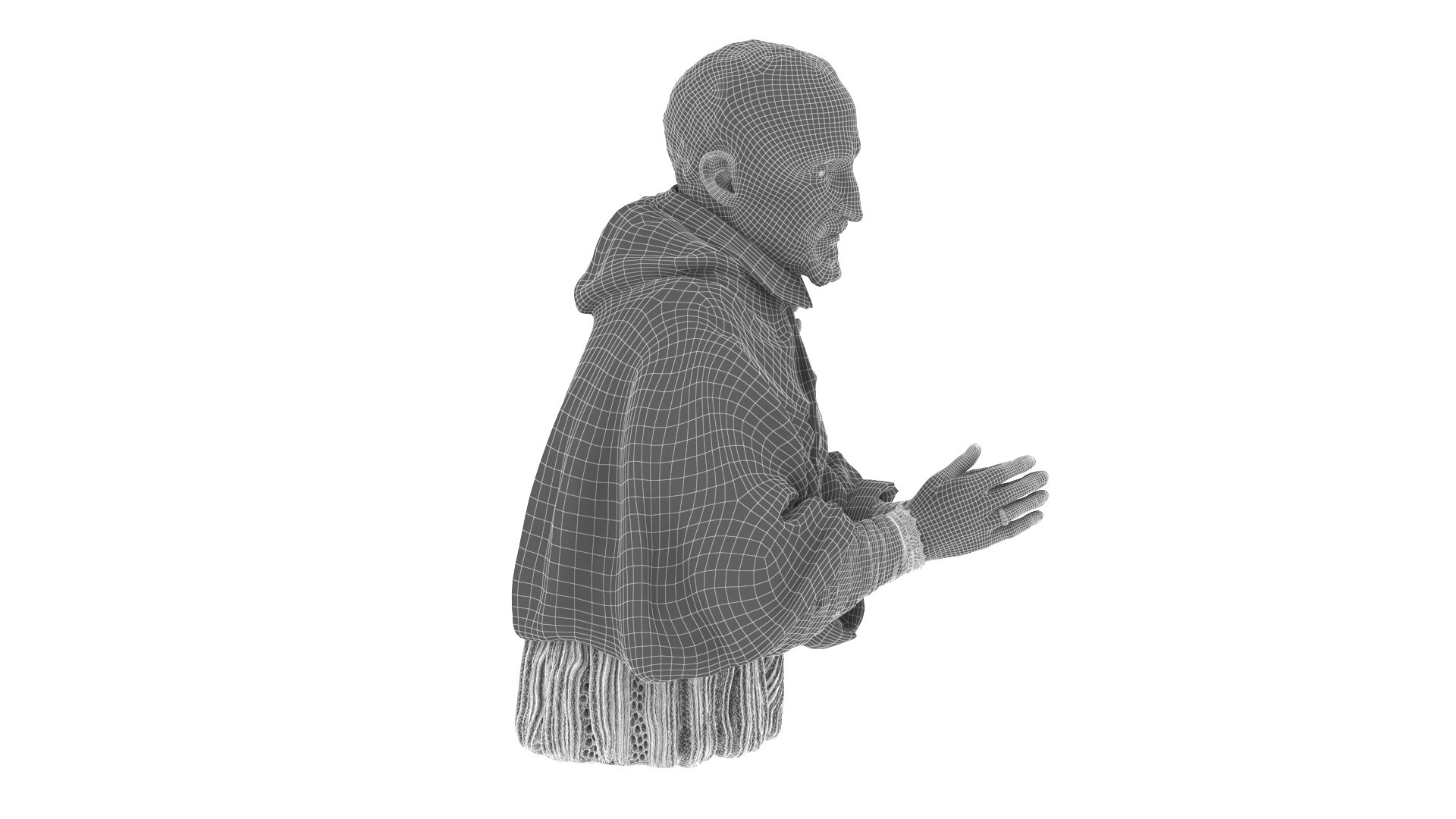 Bust Of Cardinal Roberto Bellarmino 3D Model - TurboSquid 2184065