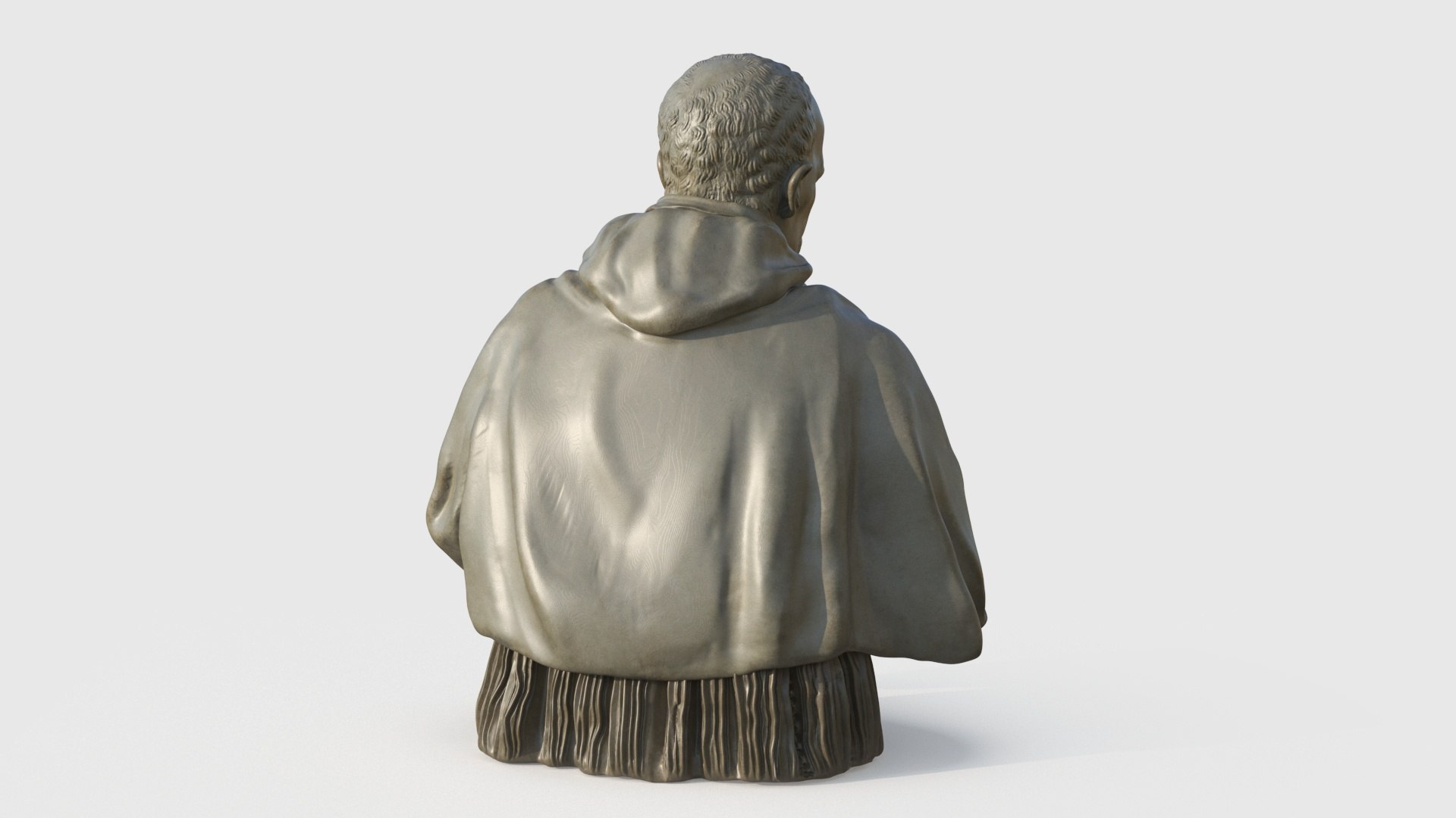 Bust Of Cardinal Roberto Bellarmino 3D Model - TurboSquid 2184065