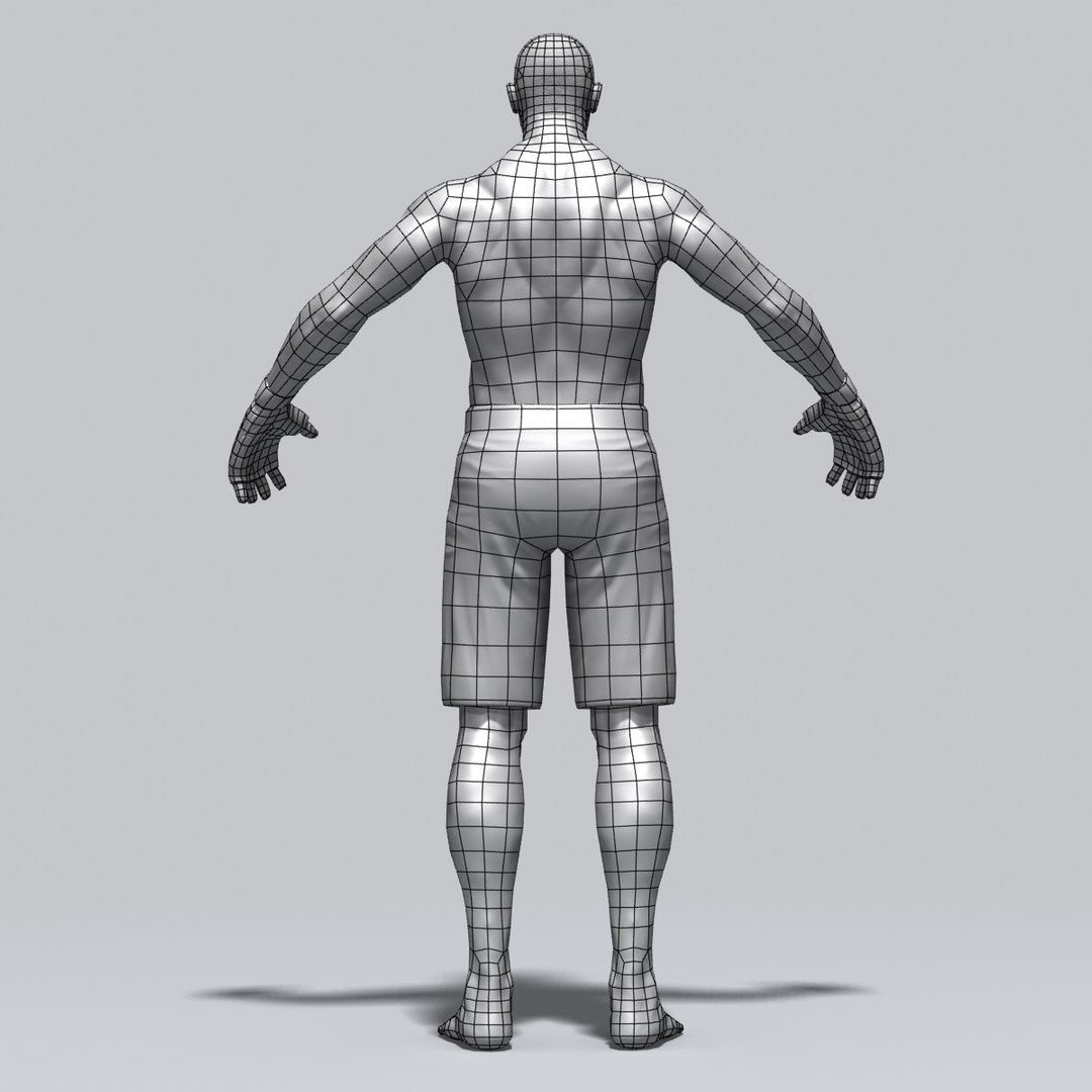 3d Martial Arts Mma Fighter Model
