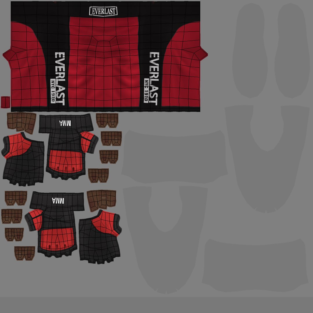 3d Martial Arts Mma Fighter Model