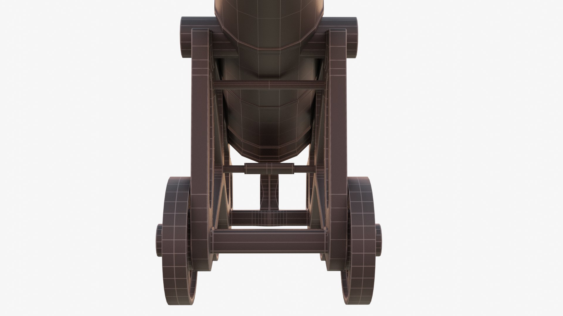 3D 24 Pound Bromefield Cannon - TurboSquid 1566076