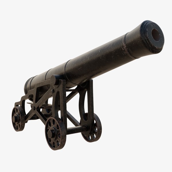 3D 24 pound bromefield cannon - TurboSquid 1566076