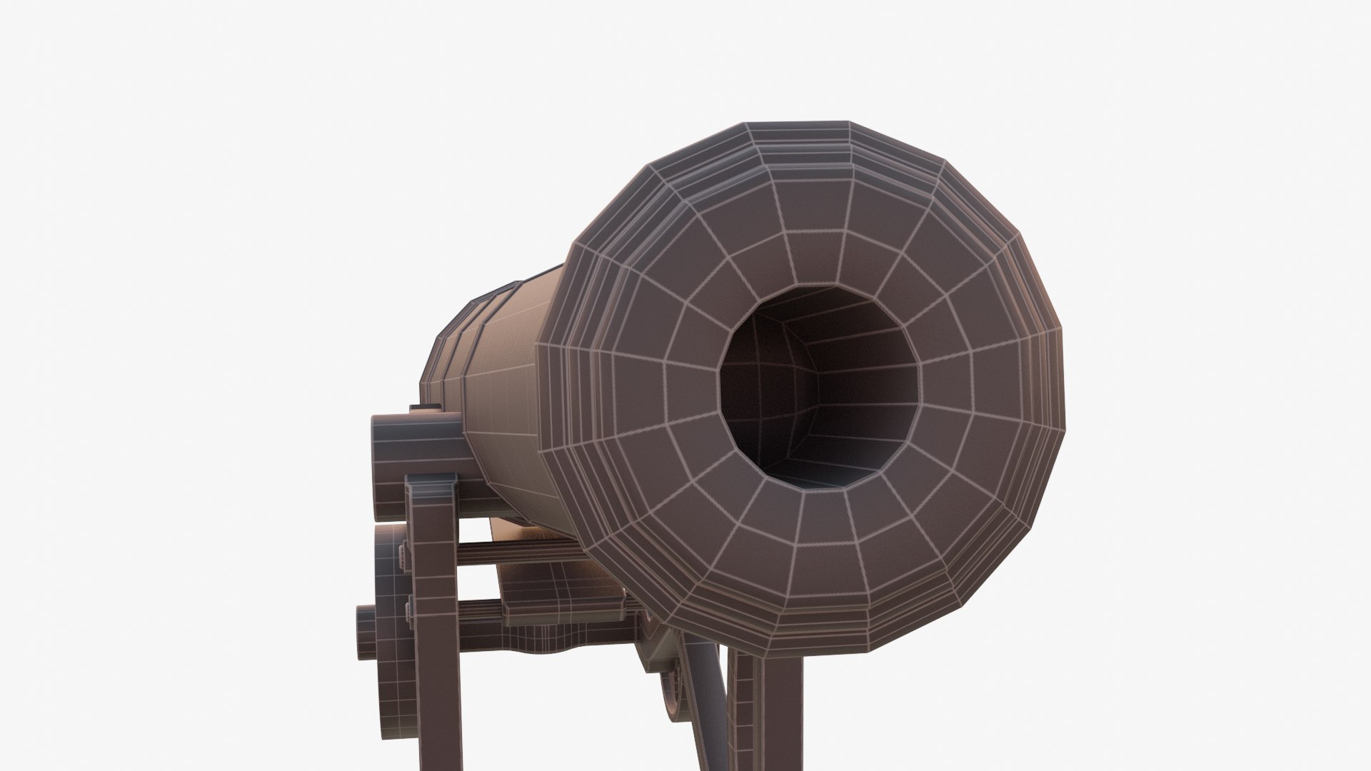 3D 24 Pound Bromefield Cannon - TurboSquid 1566076