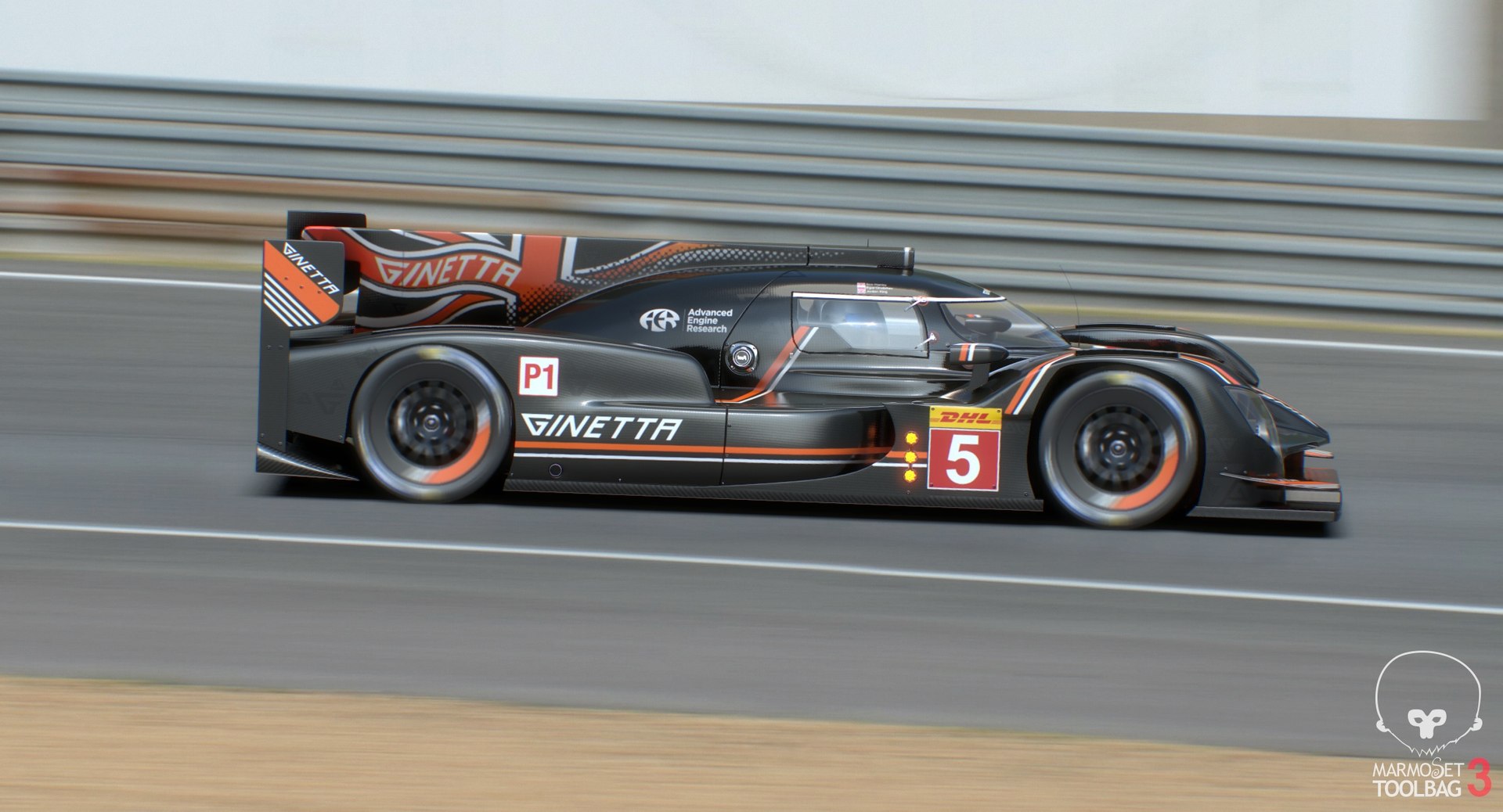 Ginetta g60-lt-p1 wec lmp1 3D model - TurboSquid 1571466