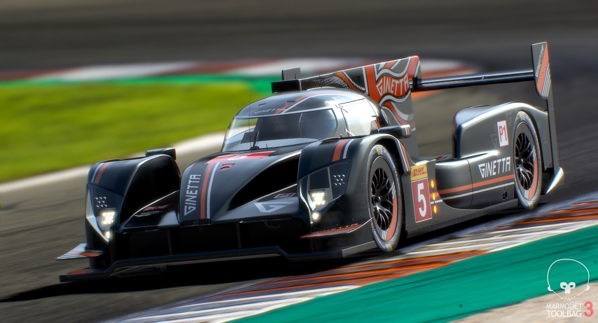 Ginetta g60-lt-p1 wec lmp1 3D model - TurboSquid 1571466