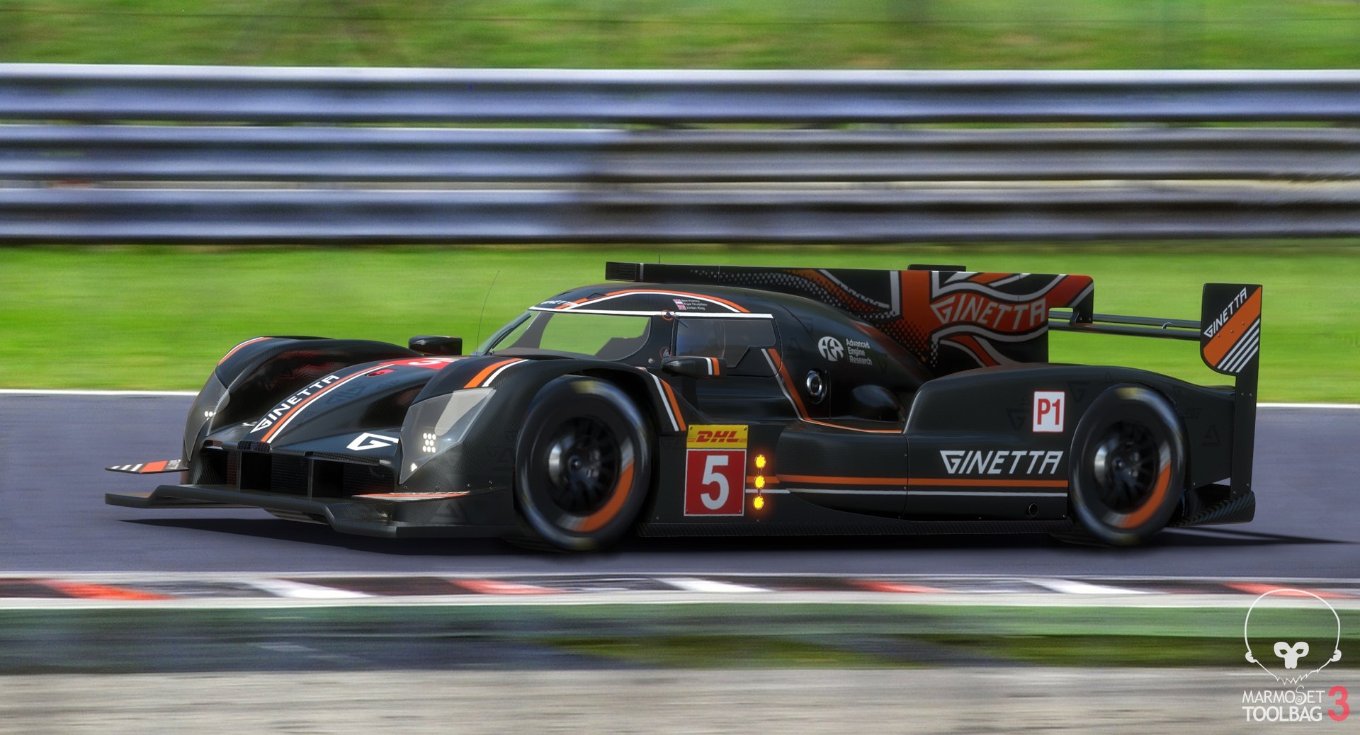 Ginetta g60-lt-p1 wec lmp1 3D model - TurboSquid 1571466
