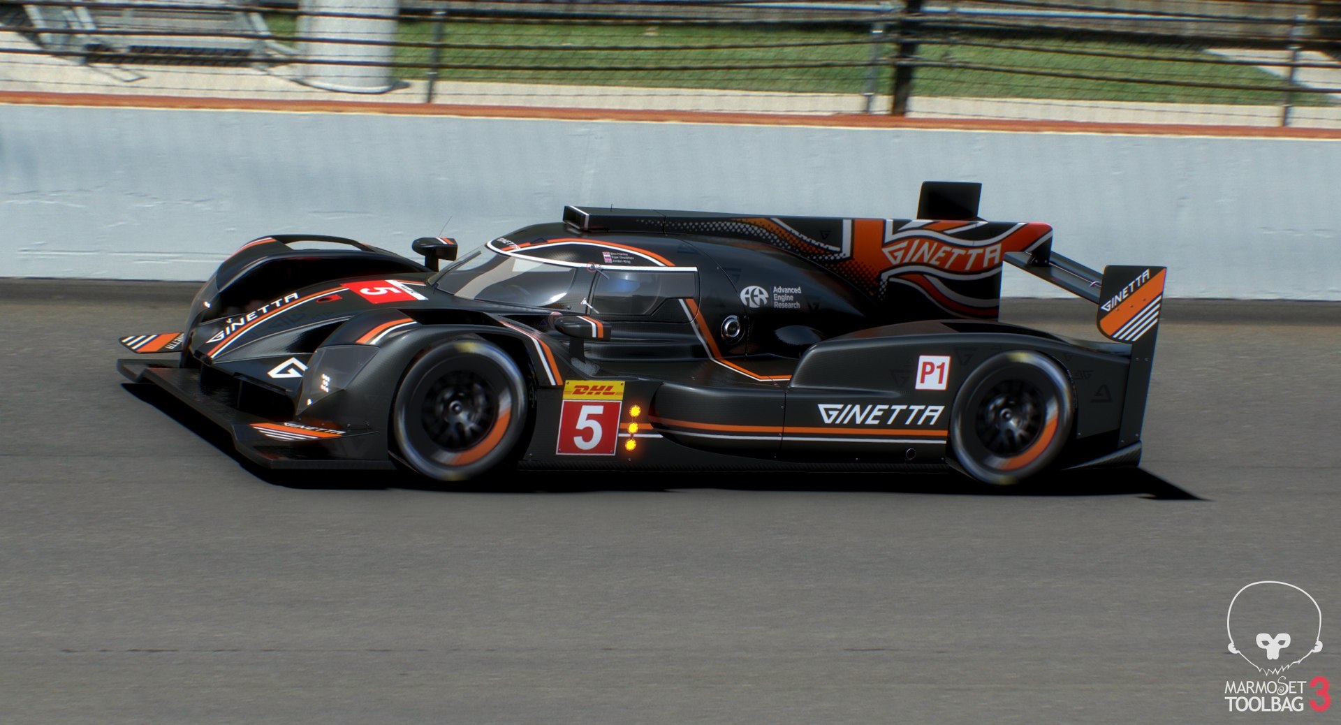 Ginetta g60-lt-p1 wec lmp1 3D model - TurboSquid 1571466