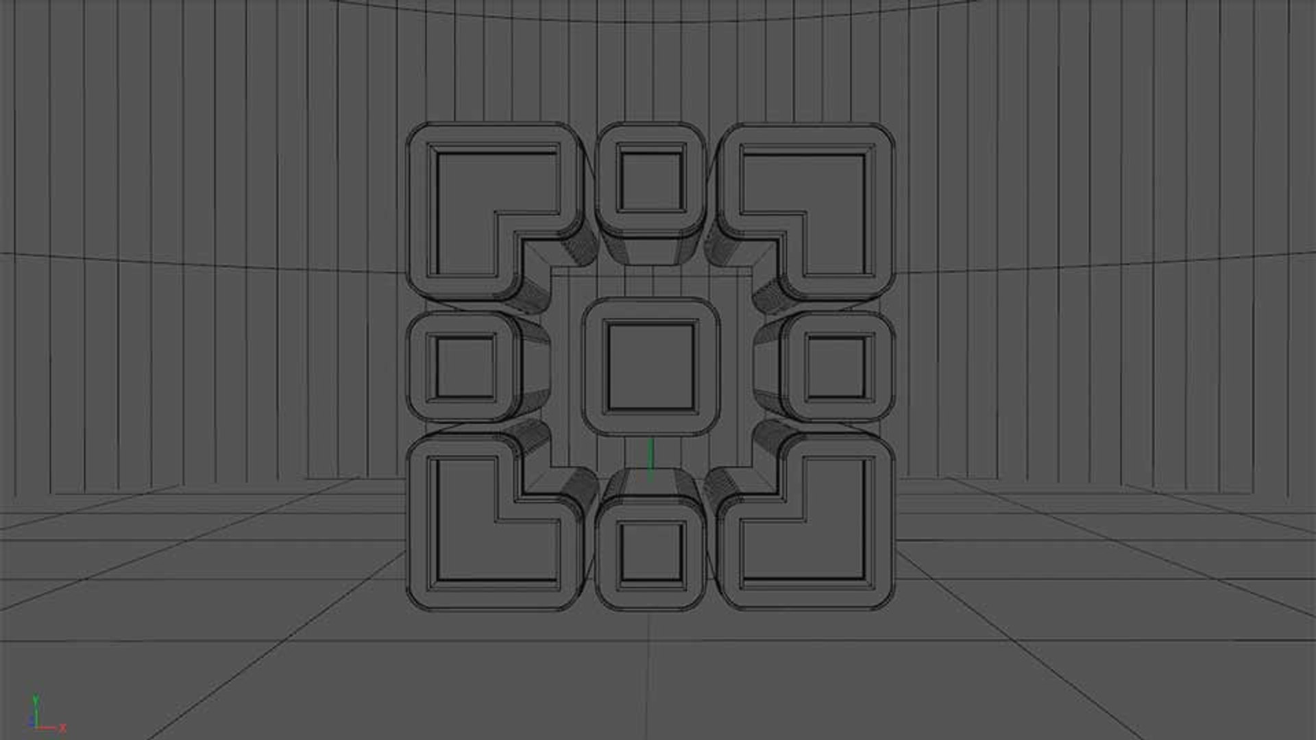 Geometry Dash Icon 3D - TurboSquid 1587960