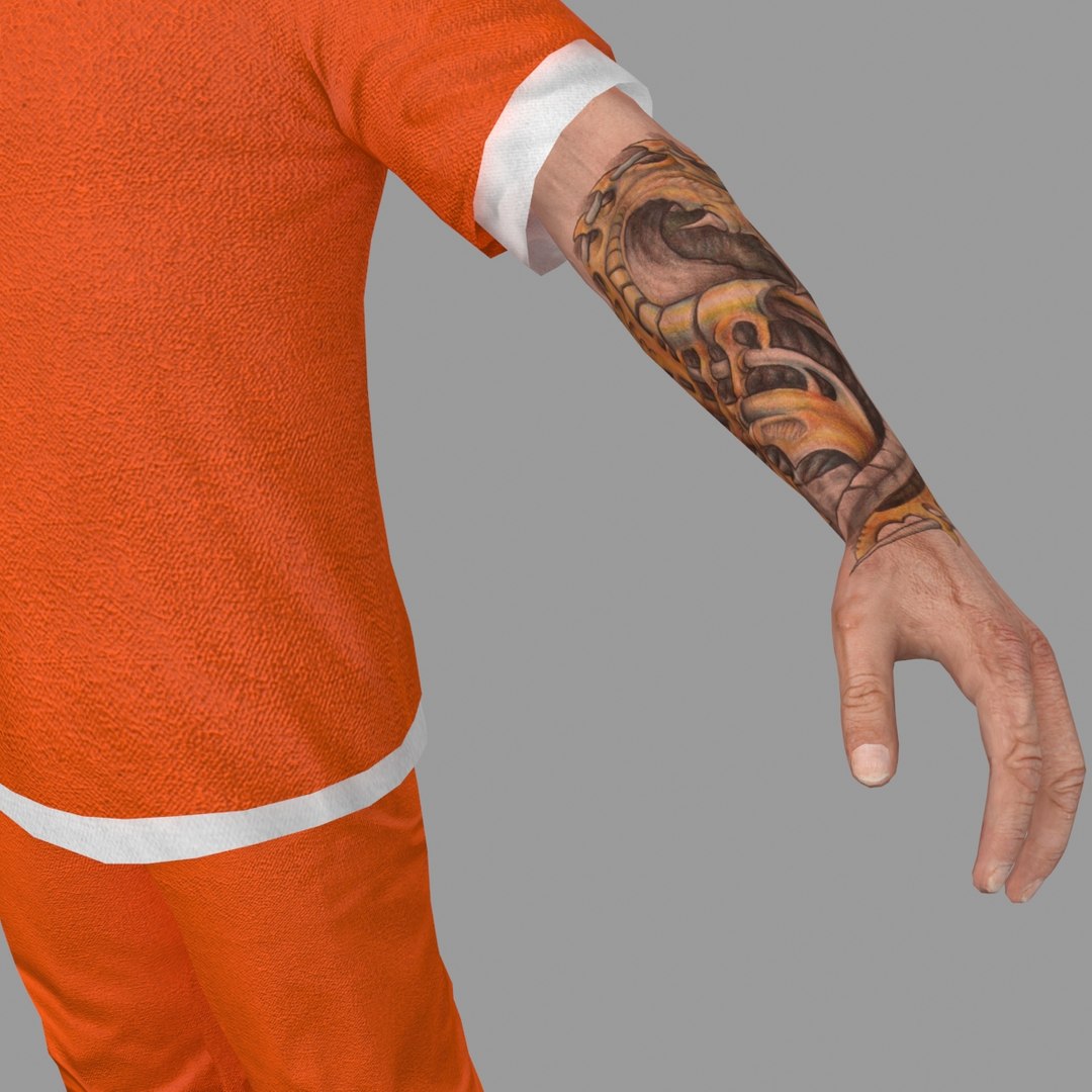 Prisoner Character People Model - TurboSquid 1352545