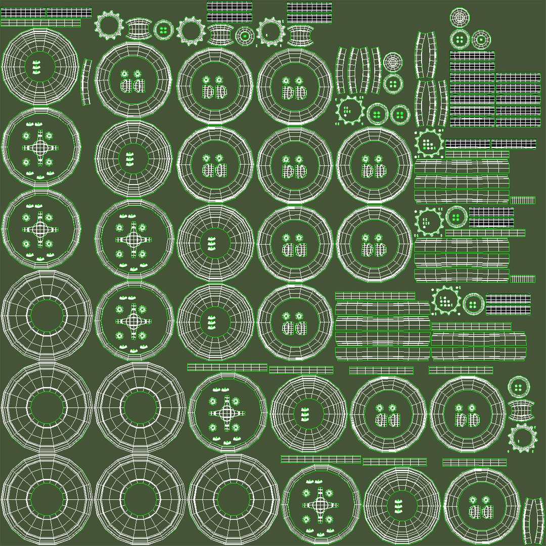 Tank Tread Model - TurboSquid 1368312