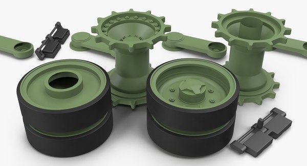 Tank tread model - TurboSquid 1368312