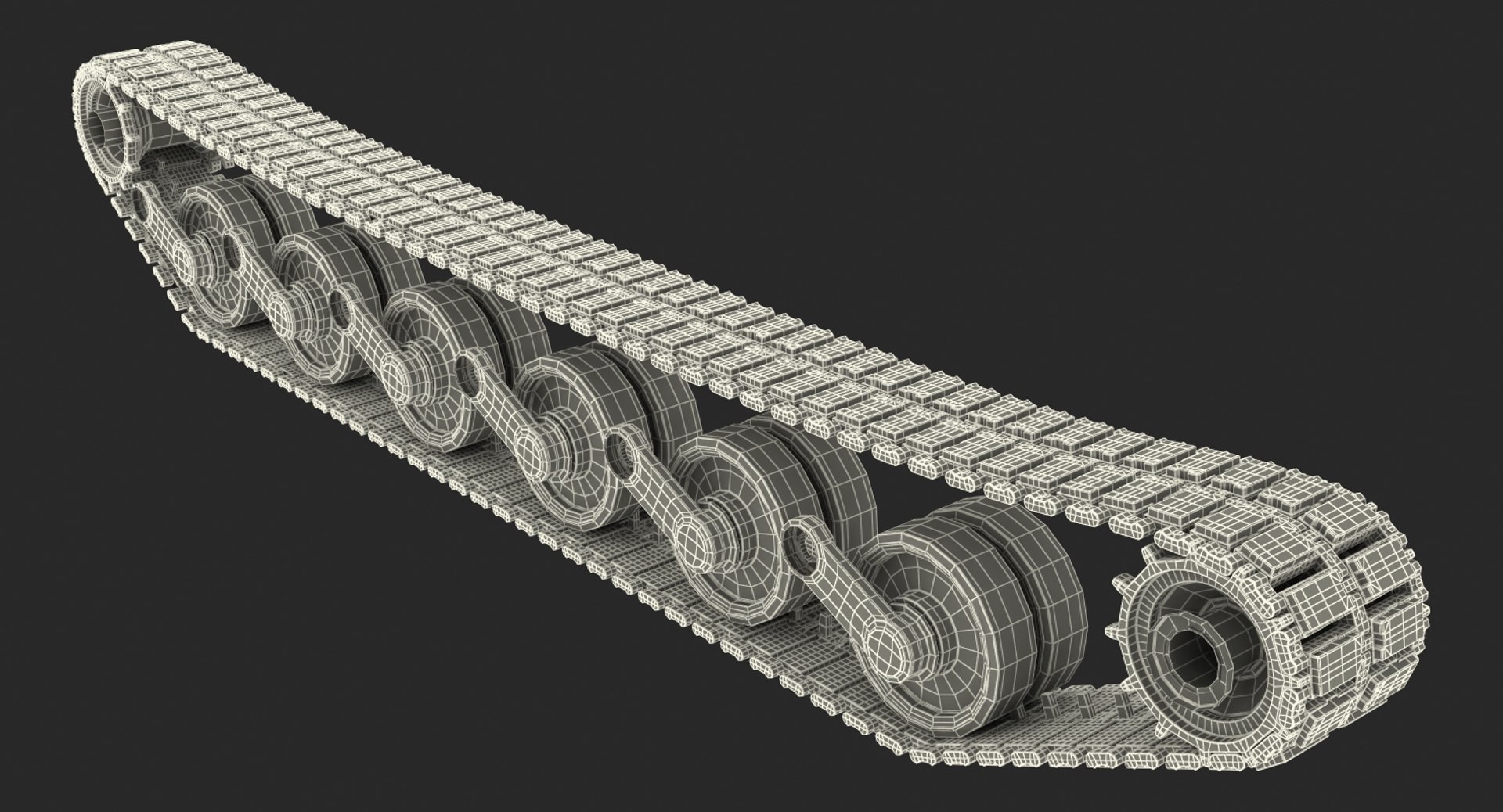 Tank Tread Model - TurboSquid 1368312