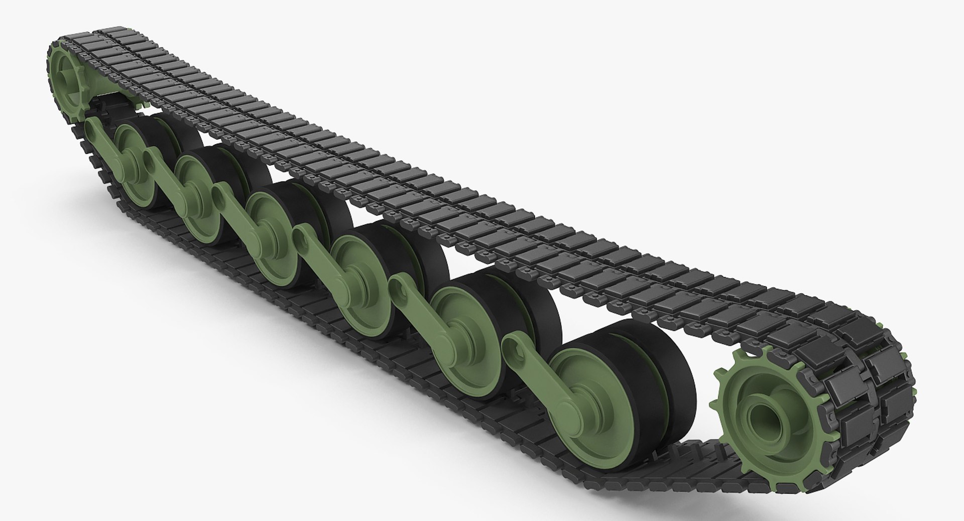 Tank Tread Model - TurboSquid 1368312