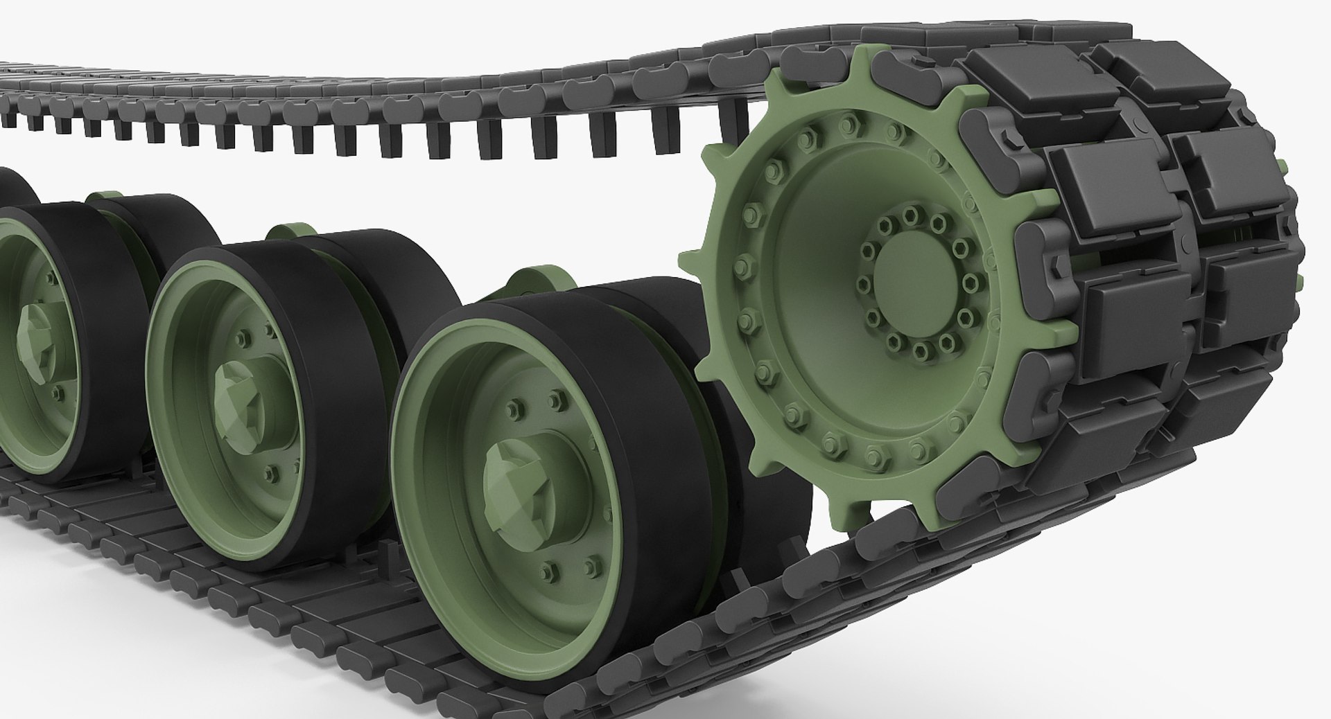 Tank Tread Model - TurboSquid 1368312