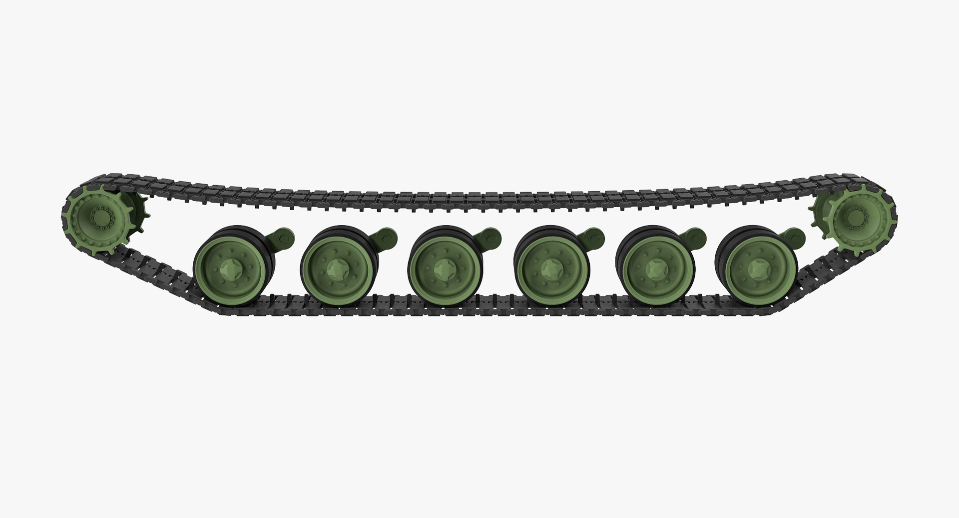 Tank Tread Model - TurboSquid 1368312