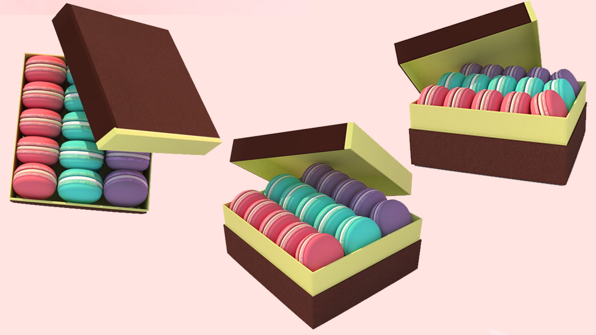Macaron 3D model - TurboSquid 1734152