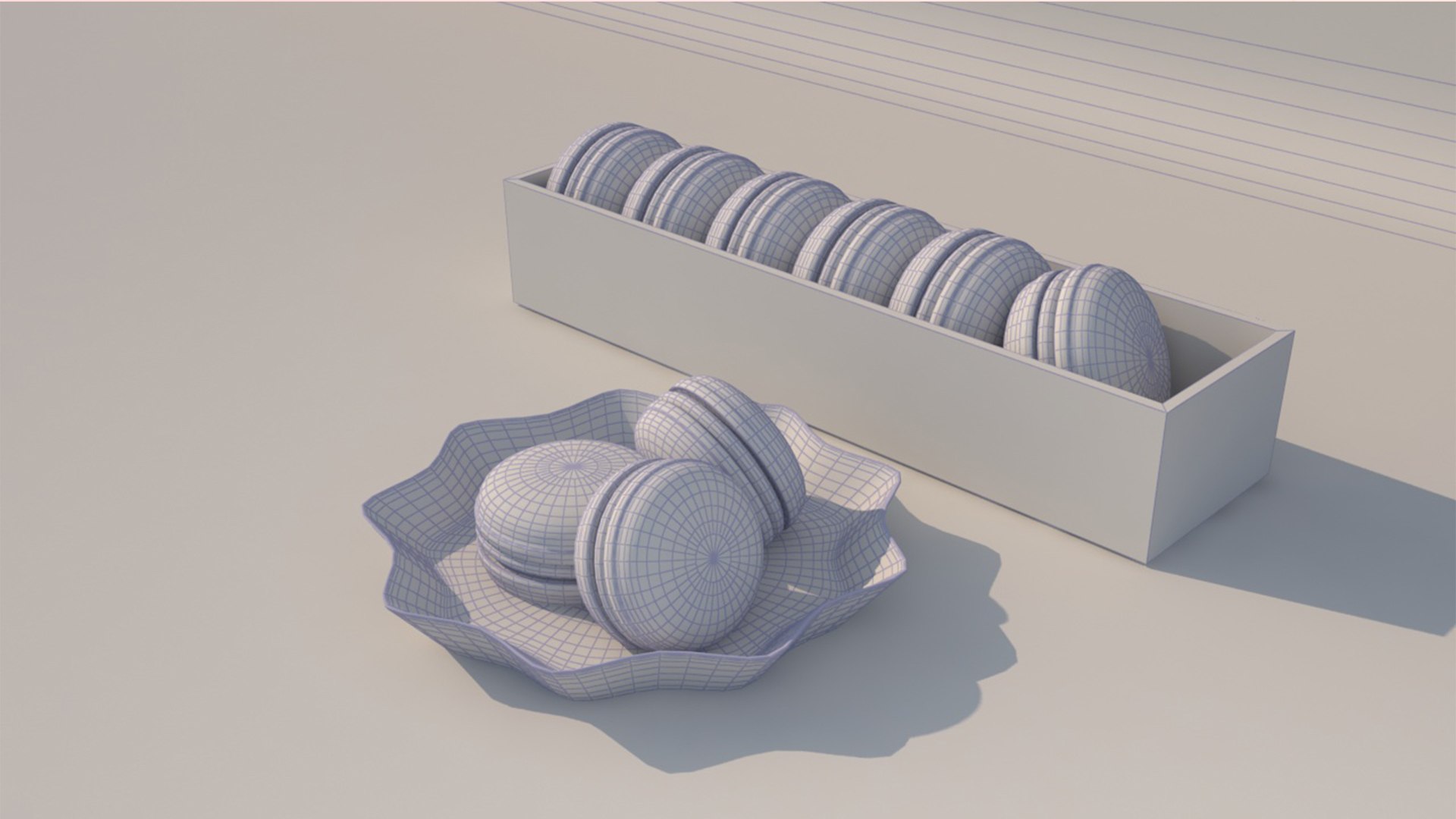Macaron 3D model - TurboSquid 1734152