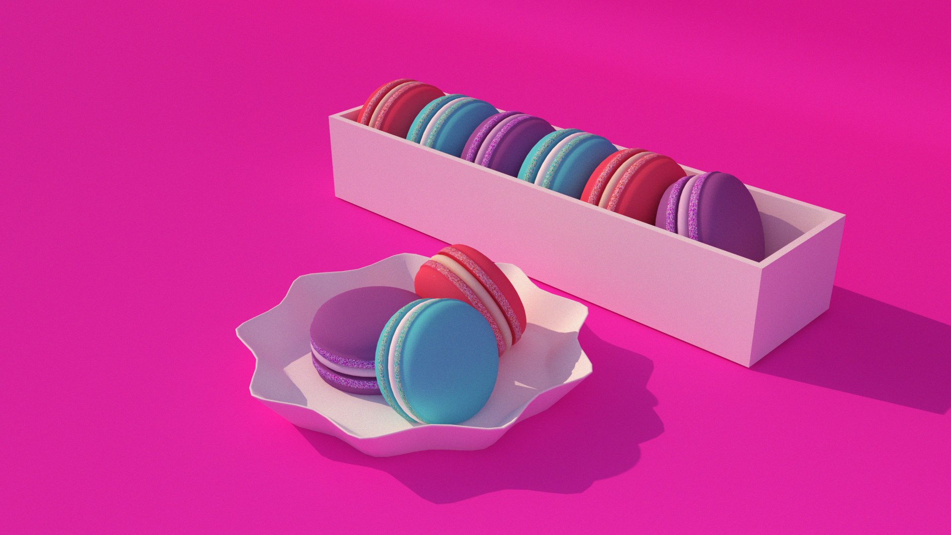 Macaron 3D model - TurboSquid 1734152
