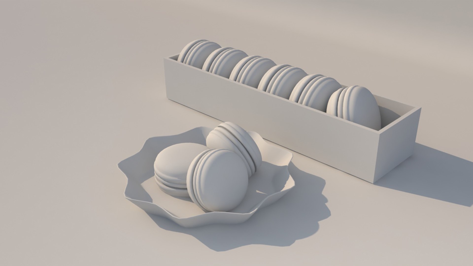 Macaron 3D model - TurboSquid 1734152