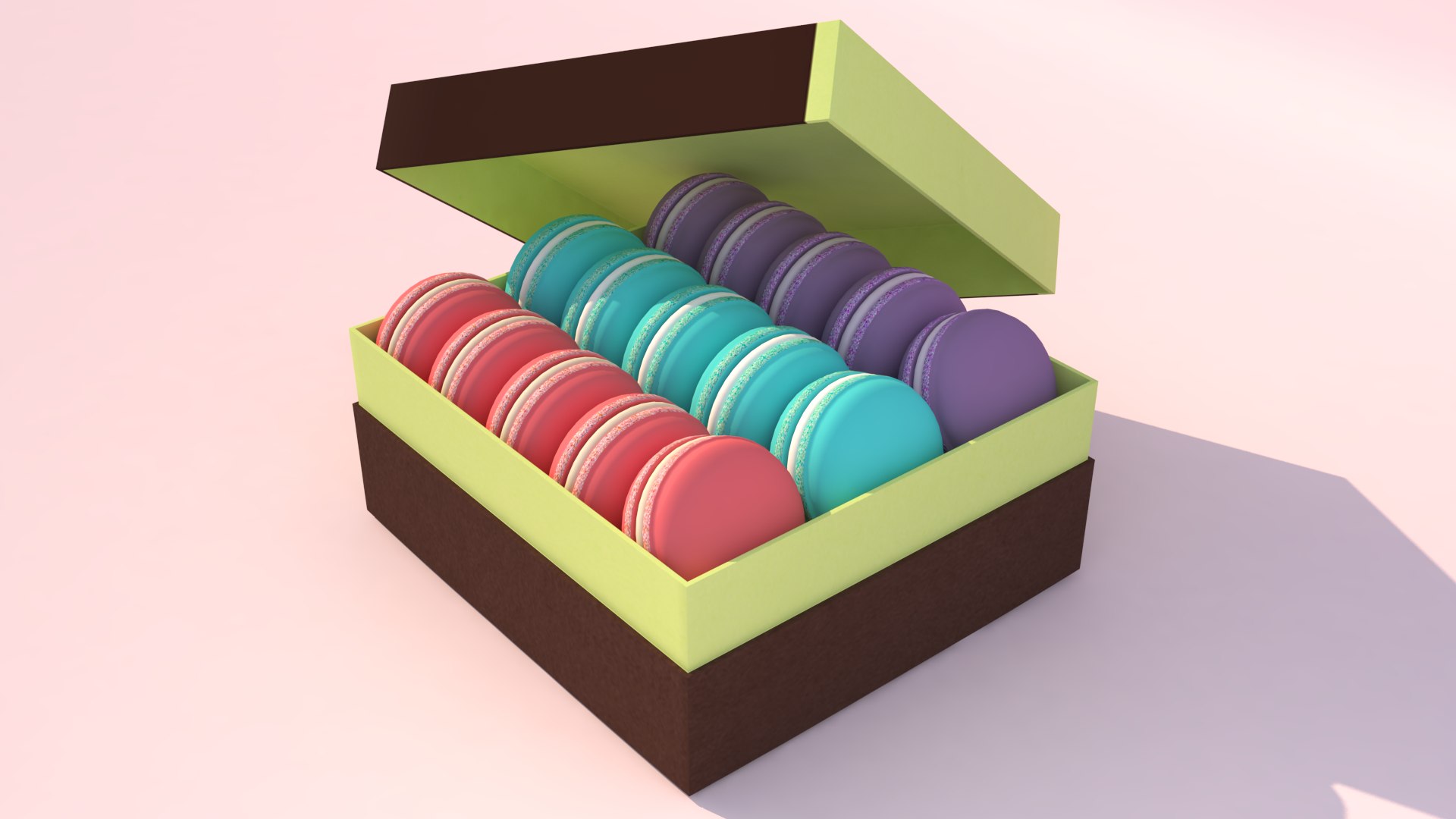 Macaron 3D model - TurboSquid 1734152