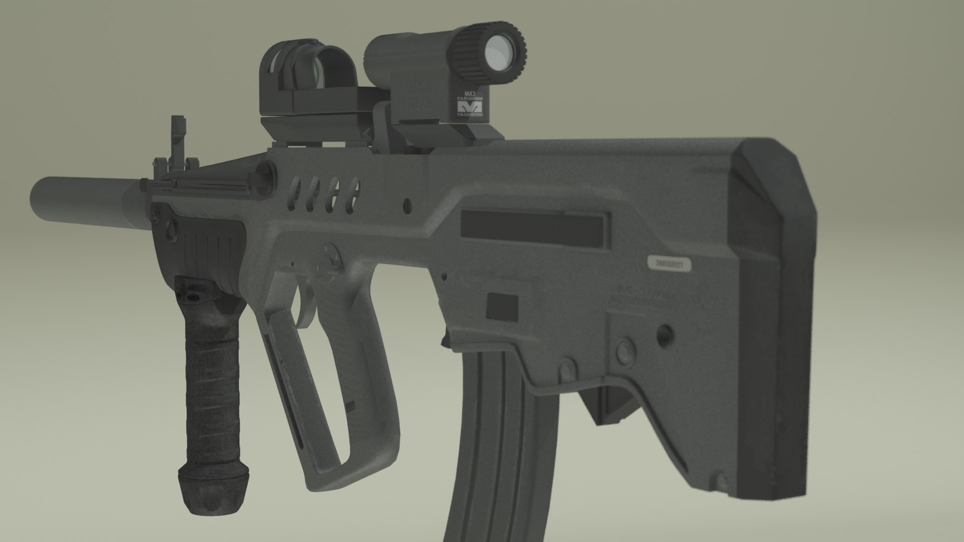 3d tavor assault rifle