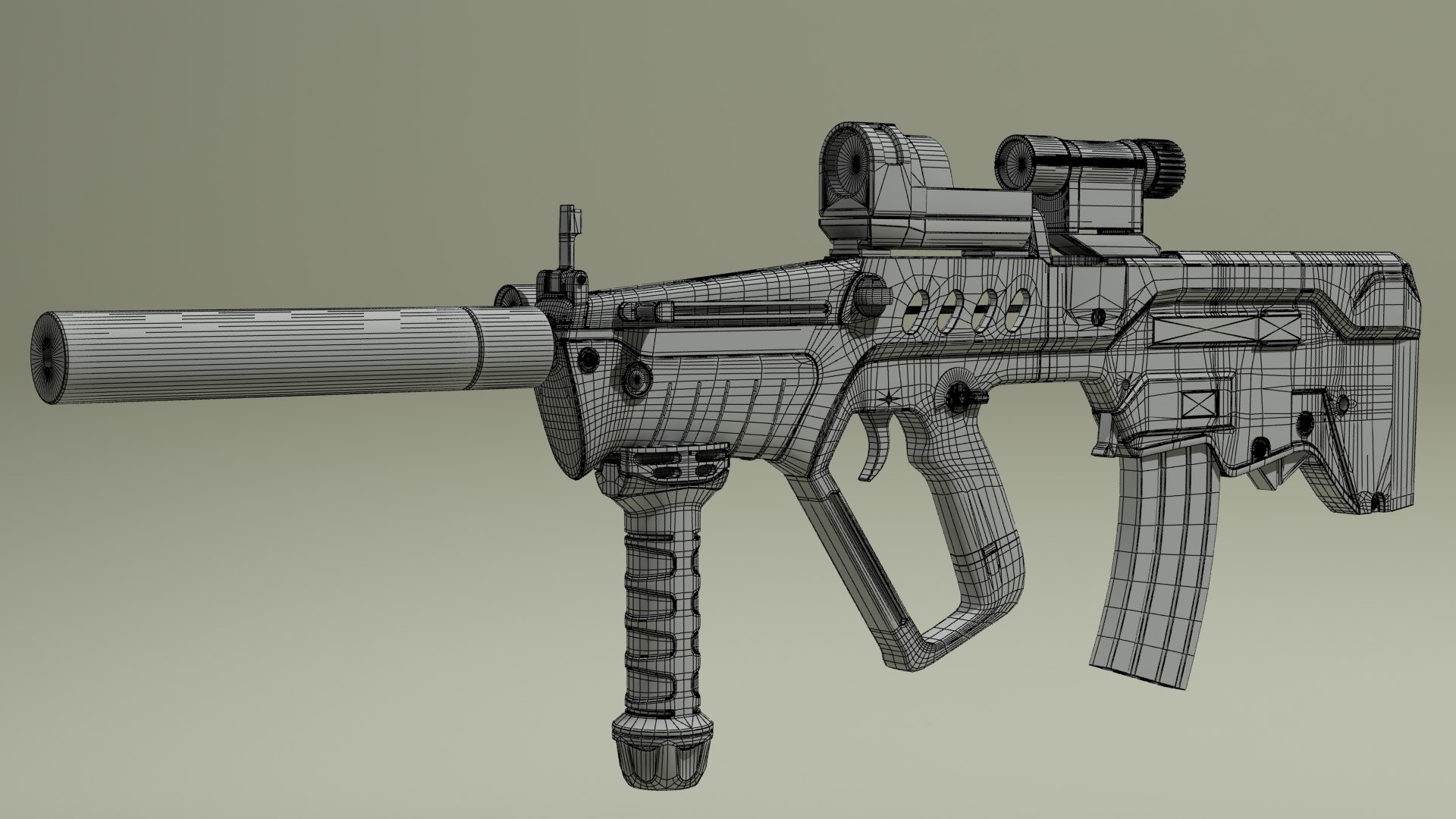3d tavor assault rifle