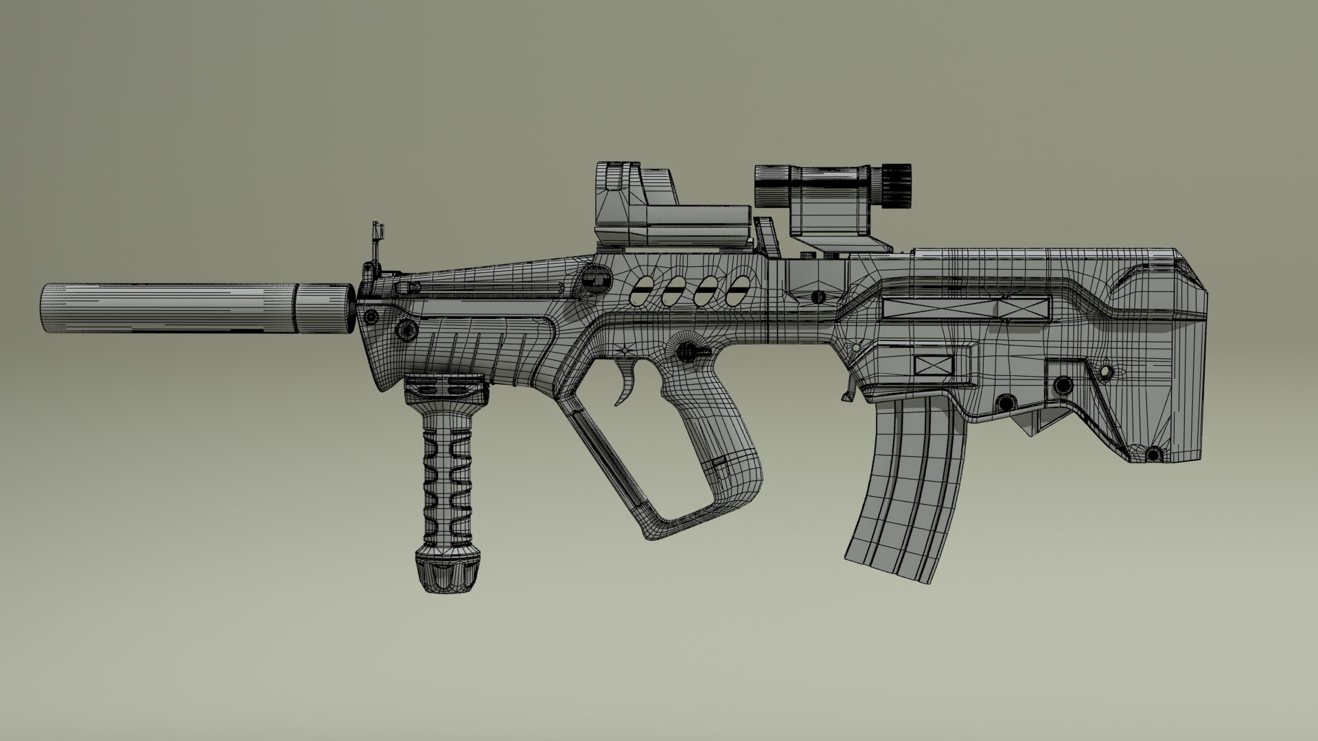 3d tavor assault rifle