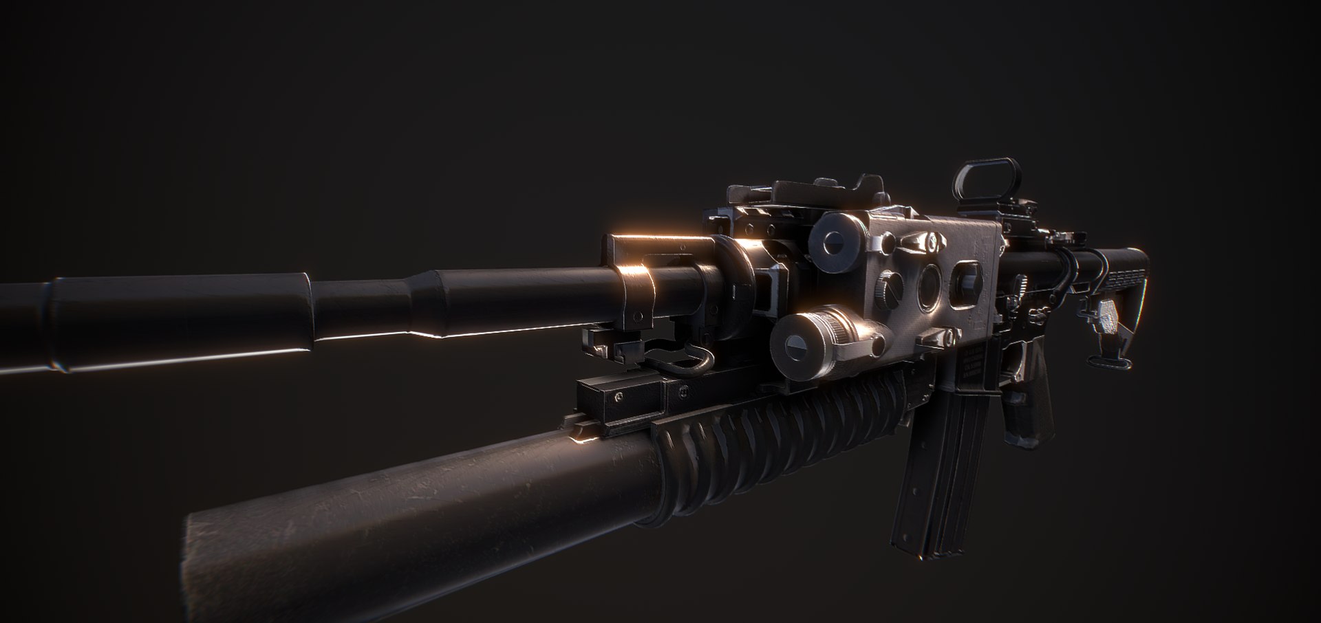 M4a1 unreal unity 3D - TurboSquid 1349952