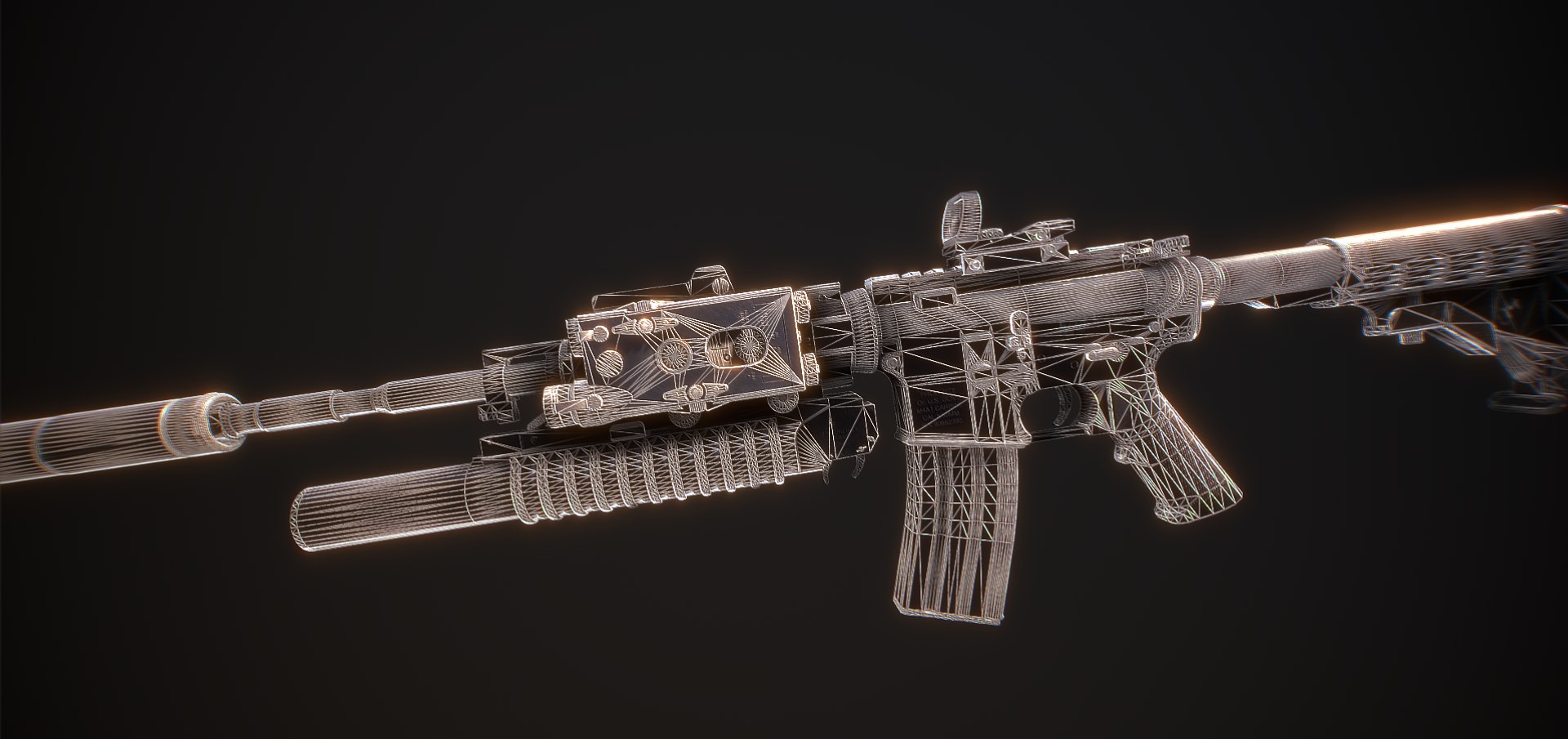 M4a1 unreal unity 3D - TurboSquid 1349952