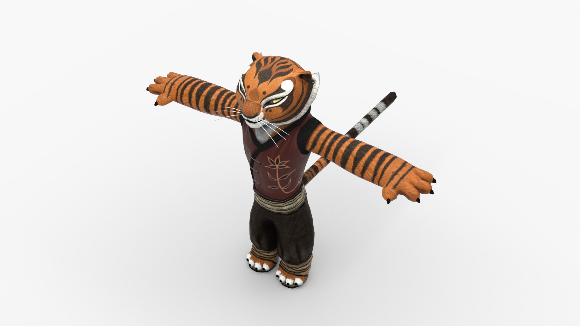 3D Tigeress From Kung Fu Panda - TurboSquid 2348340